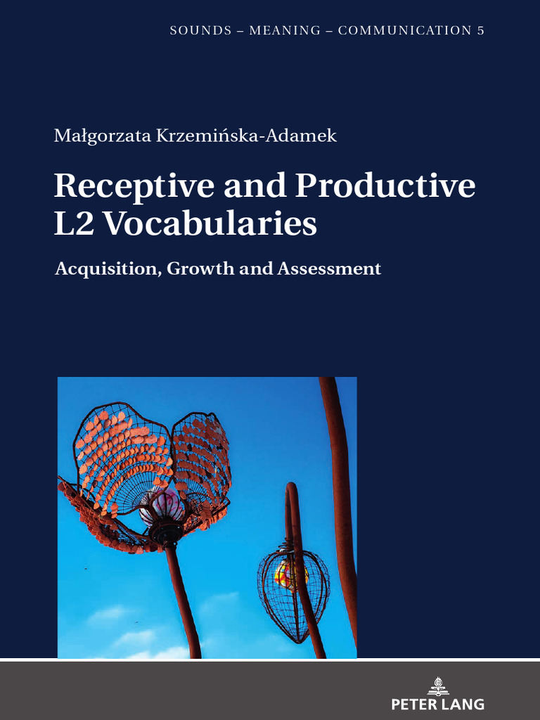 Receptive and Productive L2 Vocabularies - Libg | PDF | Vocabulary ...