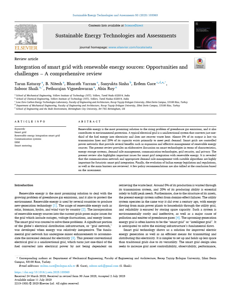 Smart Grid Pdf Smart Grid Electrical Grid