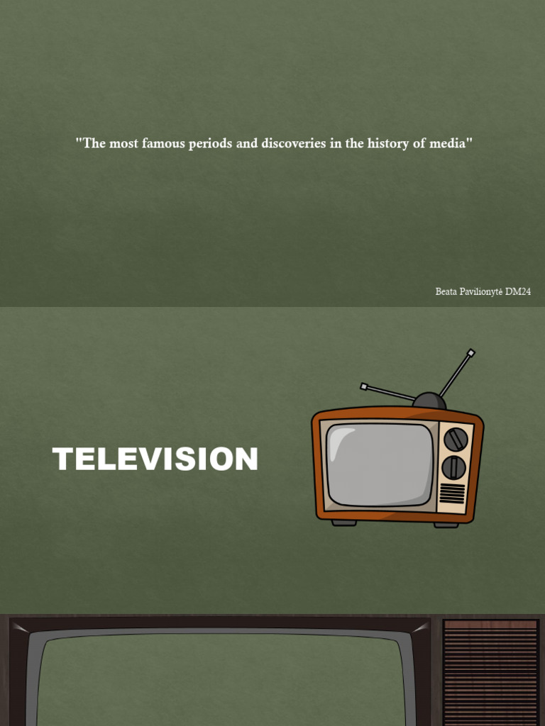 The Most Famous Periods and Discoveries in The History of Media | PDF ...