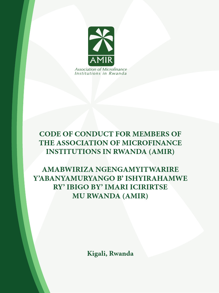 Designed Amir Code Conduct v2 Color | PDF | Microfinance | Social Psychology