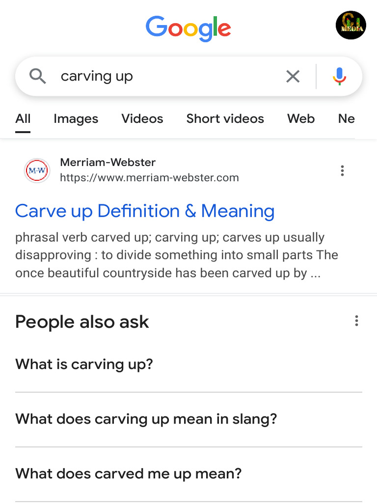 "Carve Up: Definition & Meaning" | PDF | Linguistics | Lexicology