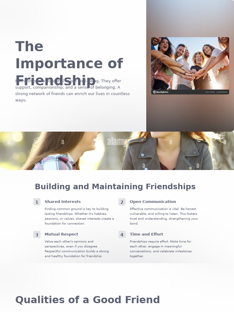 The Importance of Friendship | PDF | Friendship | Behavioural Sciences