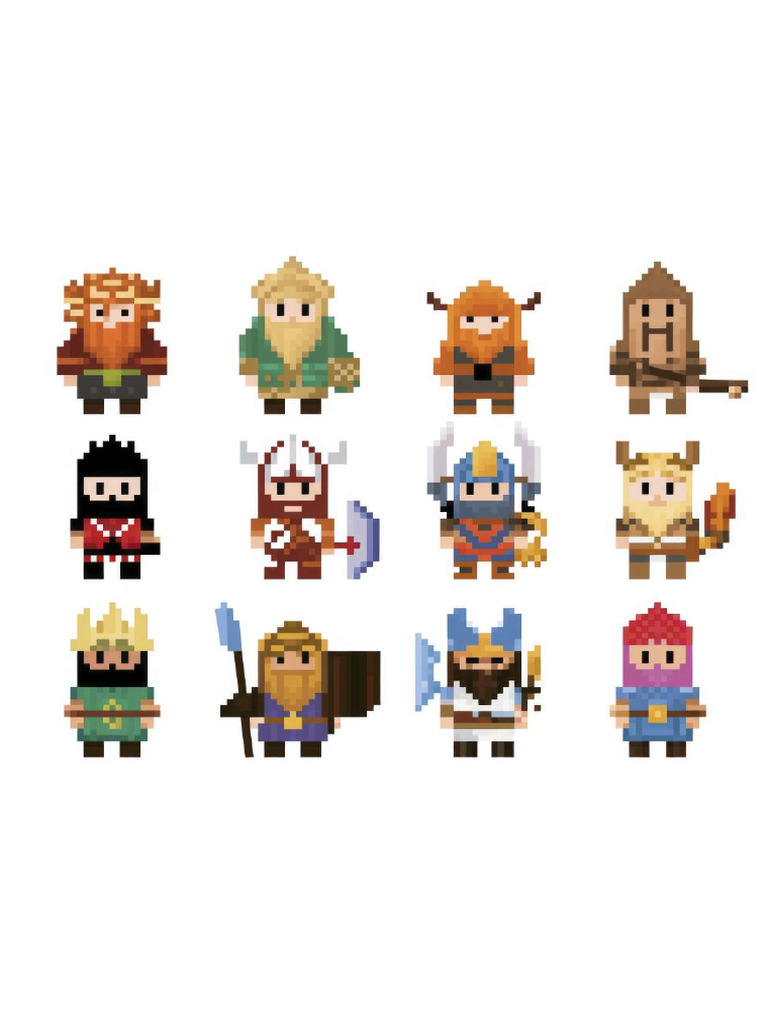 8 Bits Characters Gaming Assets | PDF