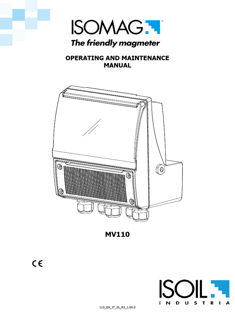 MV110 Operating & Maintenance Manual | PDF | Power Supply | Menu ...