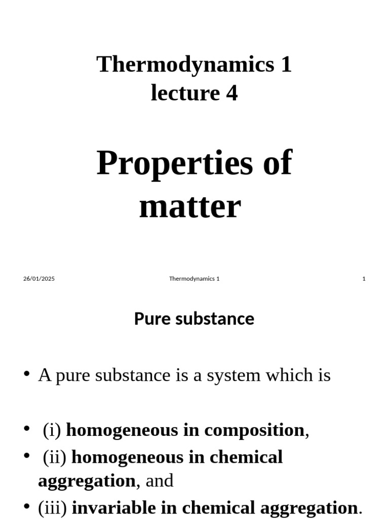 Thermodynamics Lecture4 | PDF