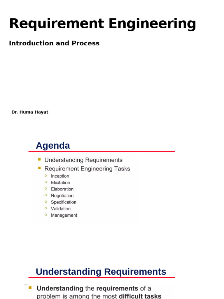 Lecture 10 Requirement Engineering Updated | PDF | Use Case | Personal ...