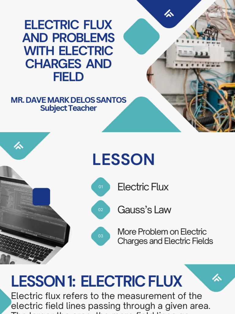 General Physics II q3 w2 | PDF | Flux | Electric Field
