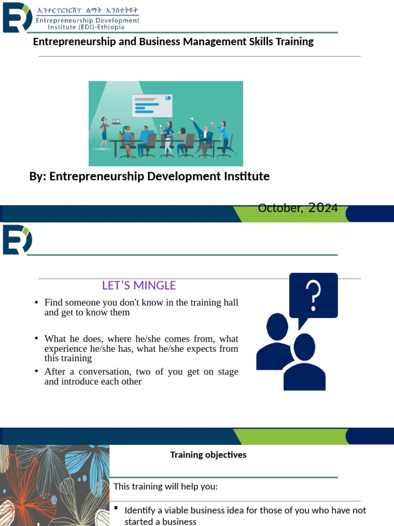 EBMS English PPT Revised | PDF | Loans | Goal