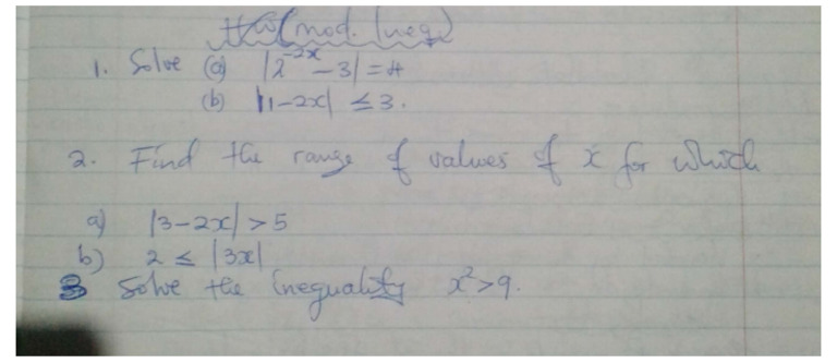 Tst(Hw Mod Inequalities).,. | PDF