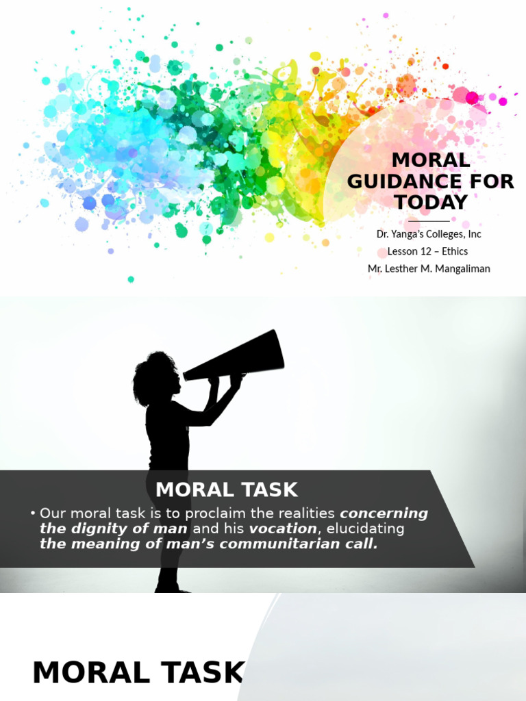 Ethics and Moral Guidance Today | PDF