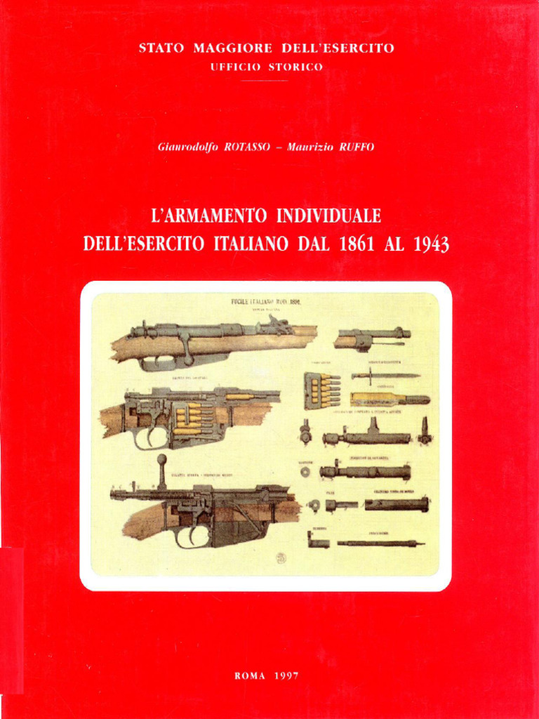 Armamento Individual Italiano 1861-1943 | PDF