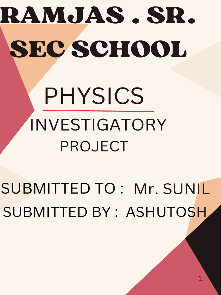 Student Science Projects | PDF
