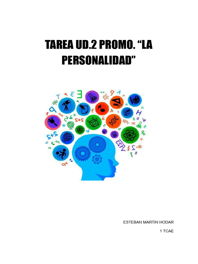Tarea Ud2 Promo Enf | PDF | Temperamento | Las emociones