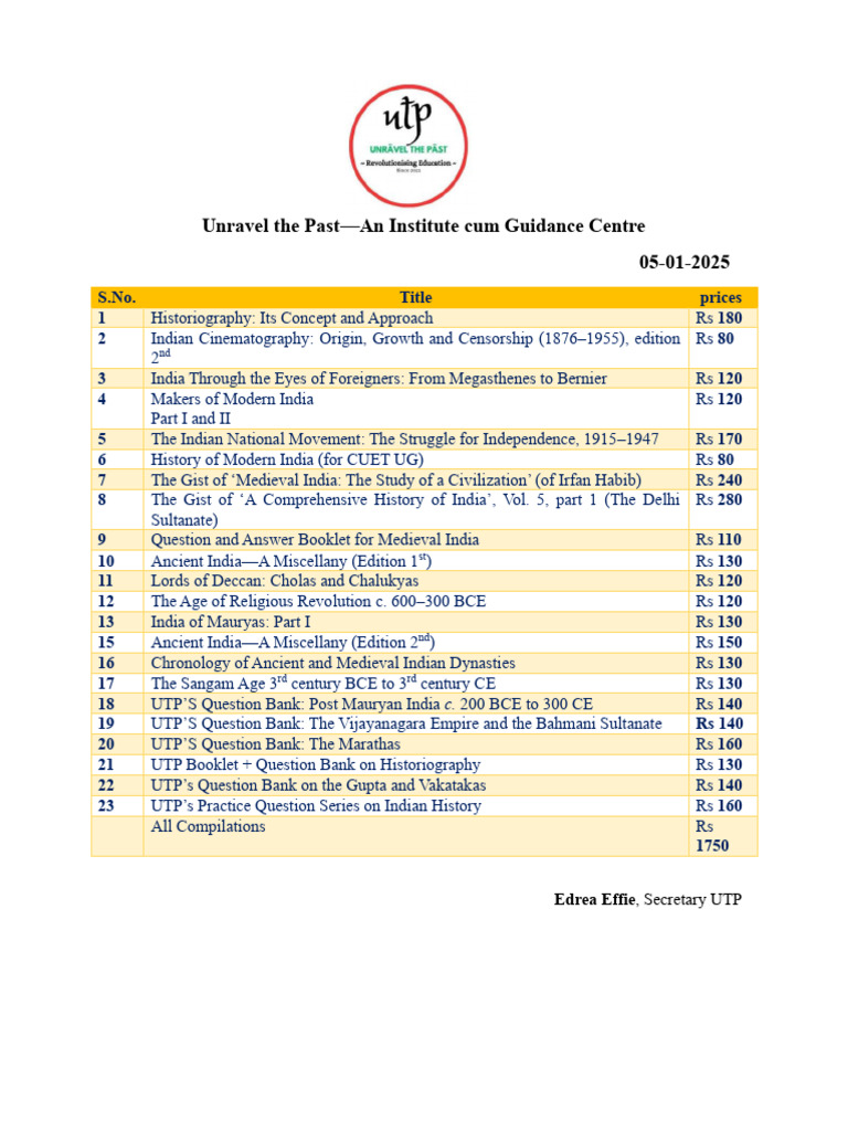 UTP Price List | PDF | Asia | South Asia