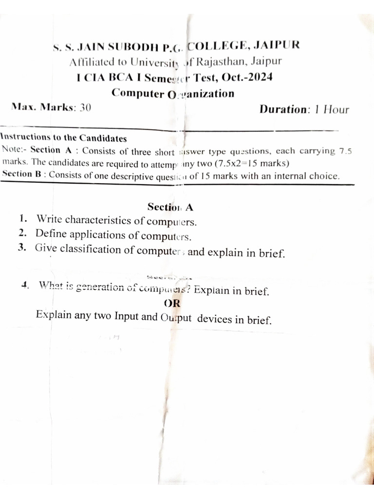 Computer Organization Pdf