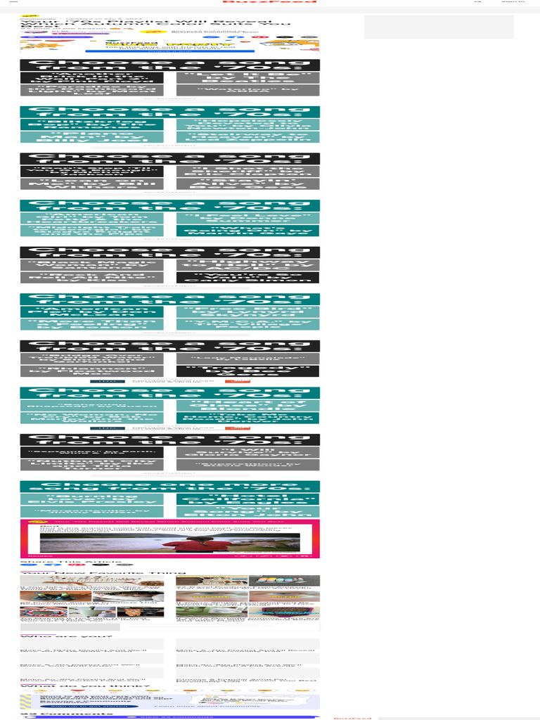 Which Fall Color Should I Wear Throwback Quiz | PDF | Performing Arts