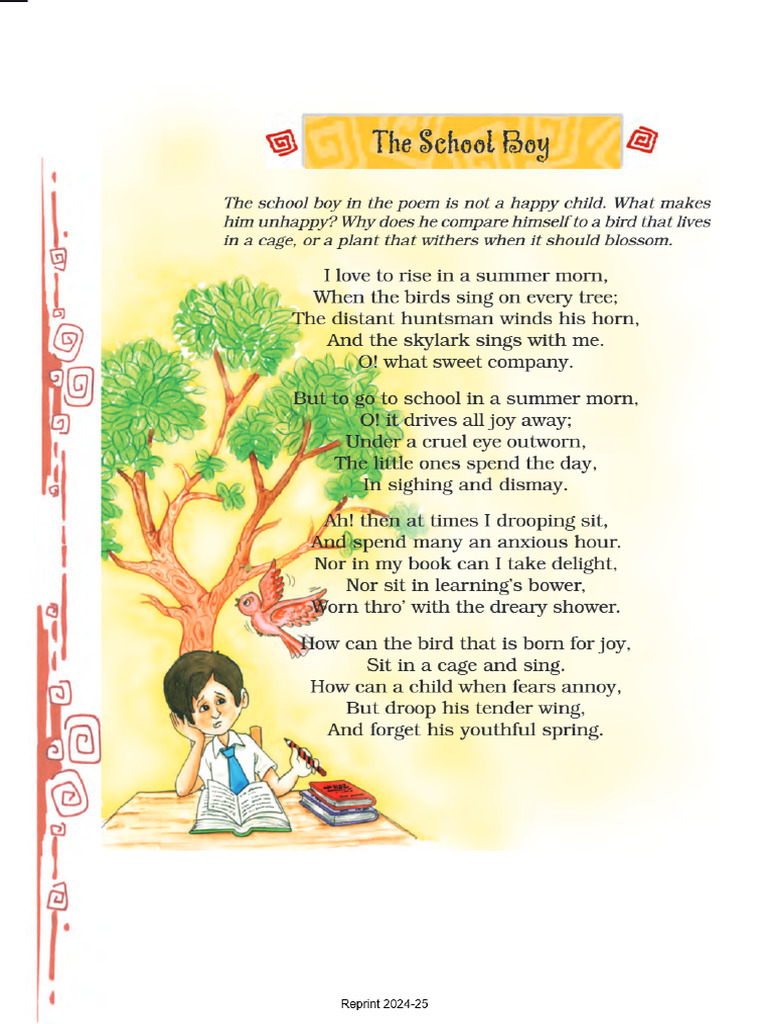 Poem - The School Boy | PDF