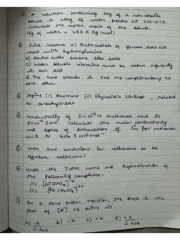 November Class 12th Day 8 Secret Assignment | PDF