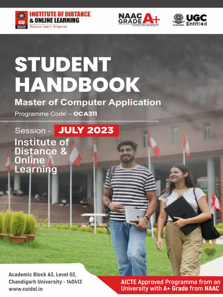 MCA Student Handbook July 2023 | PDF | Educational Technology ...