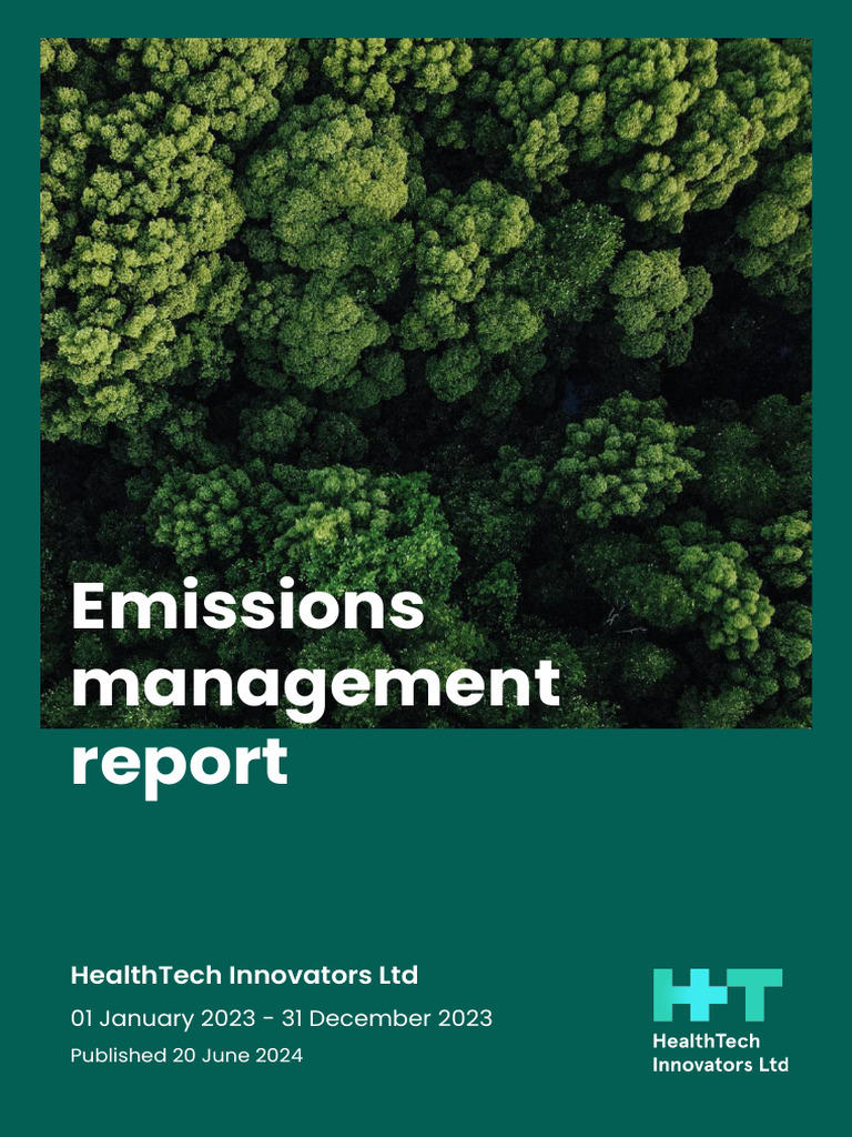 Sample Emissions Management Report Template | PDF | Carbon Footprint ...