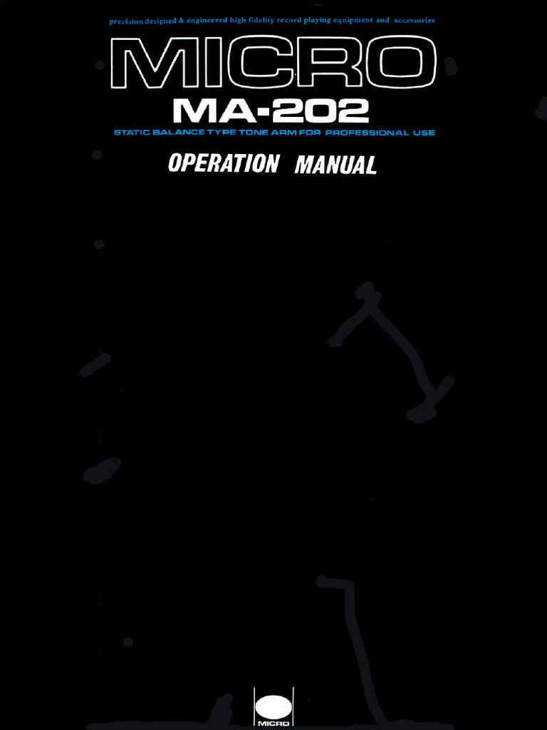 Micro Seiki MA-202 Owners Manual | PDF