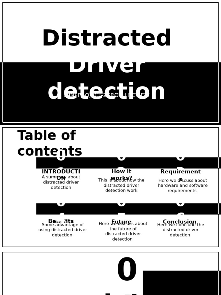 Distracted Driver Detection Overview | PDF | Driving | Computing