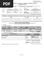 Saln Form Sample | PDF | Net Worth | Economies