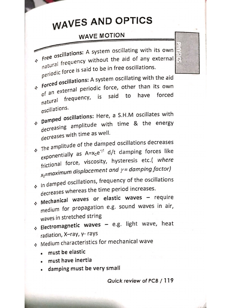 Wave and Optics | PDF