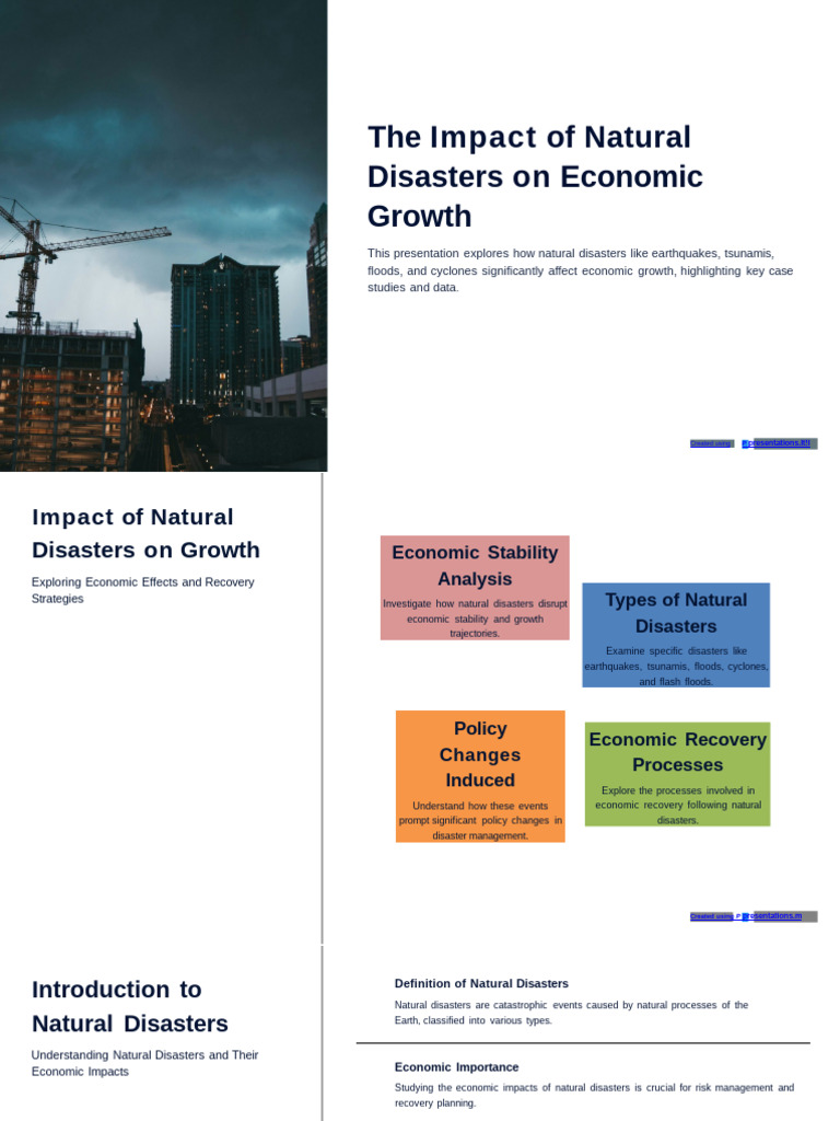 Natural Disasters and Economic Growth Analysis (2) | PDF | Natural ...