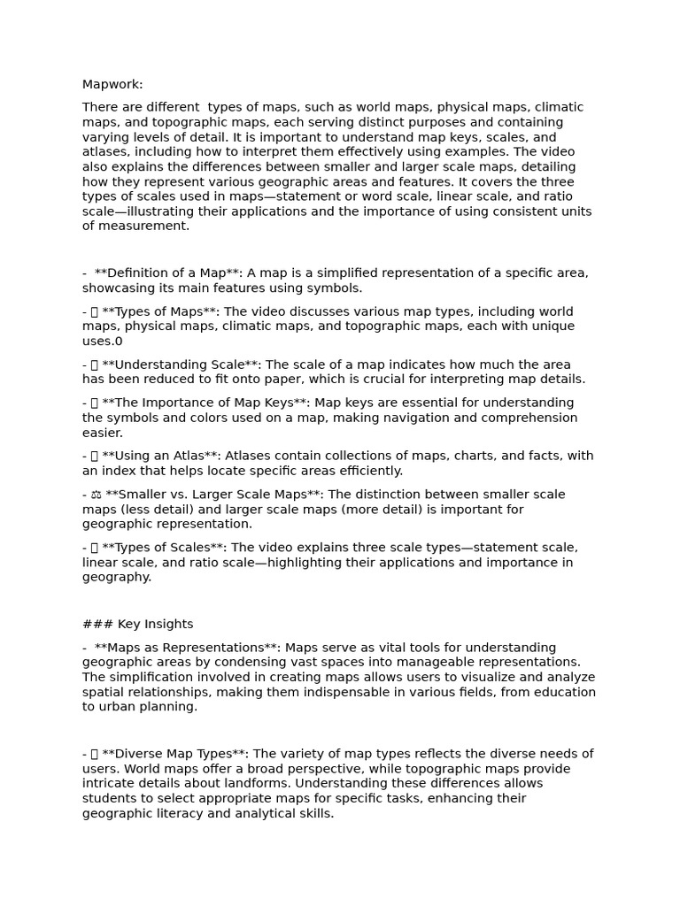 GRADE 10 Mapwork | PDF | Map | Geography