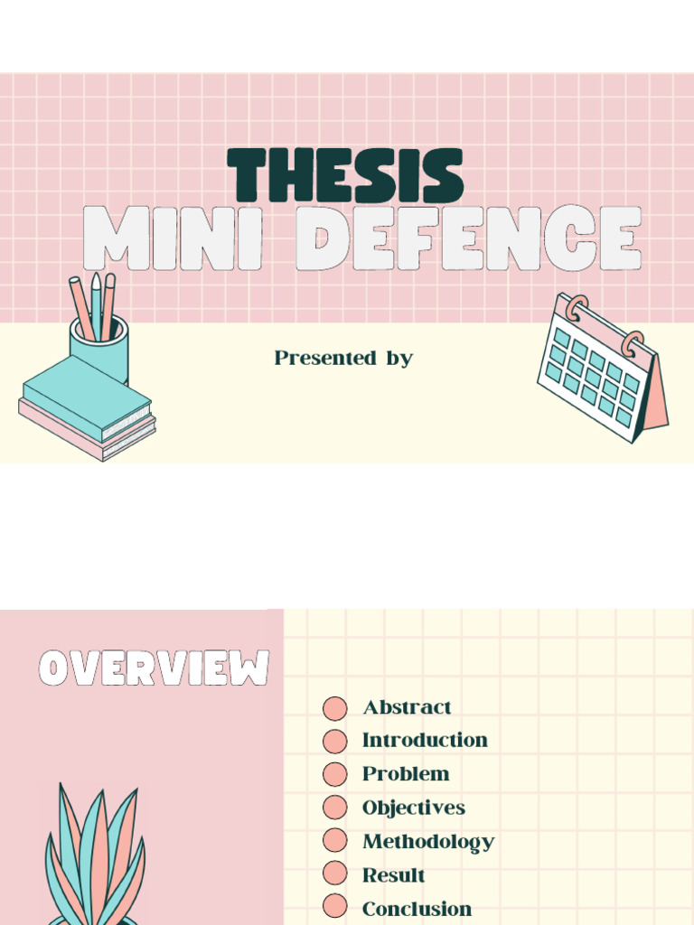 Mini Defense Presentation Guidelines | PDF | Methodology | Qualitative ...