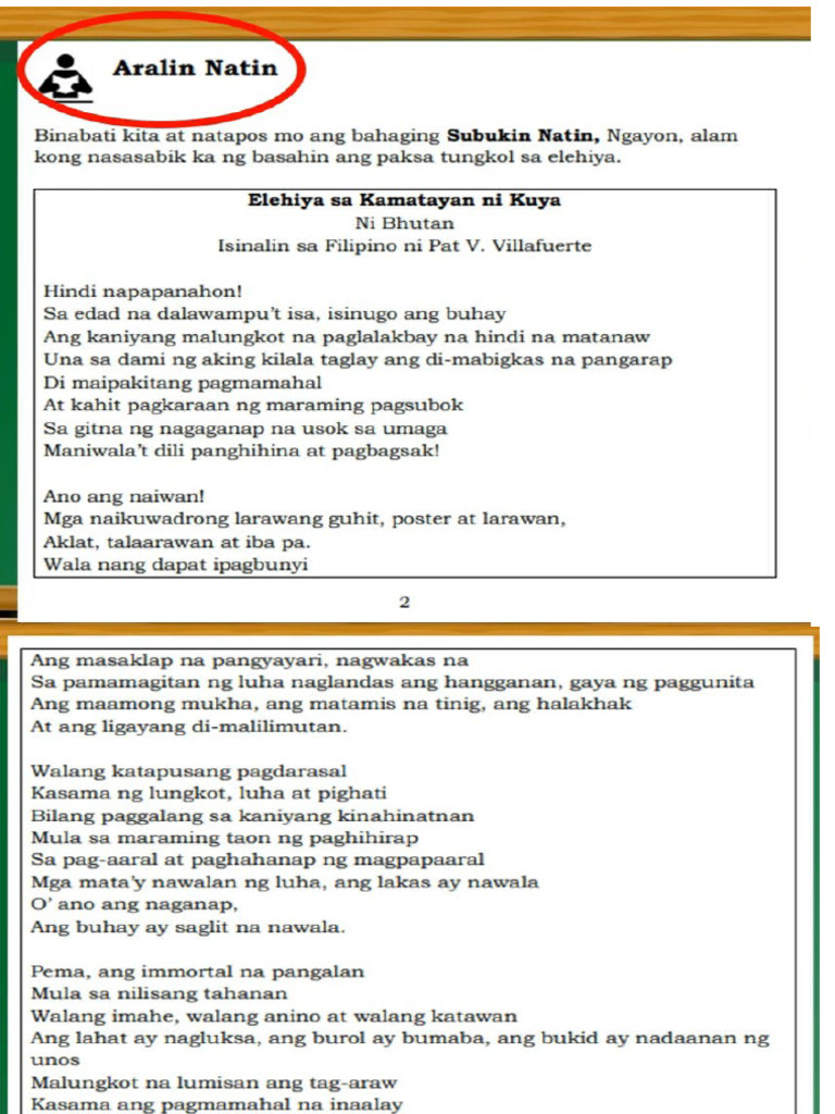 Grade 9 Presentation Filipino | PDF