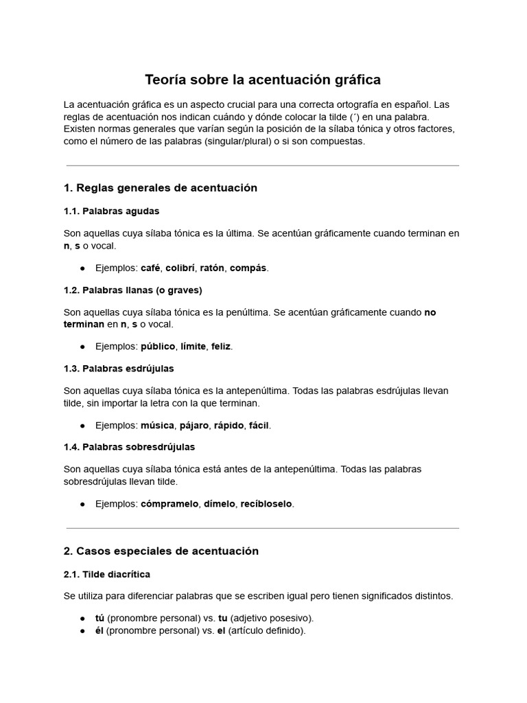 Acentuación y Puntuación | PDF | Puntuación | Lingüística