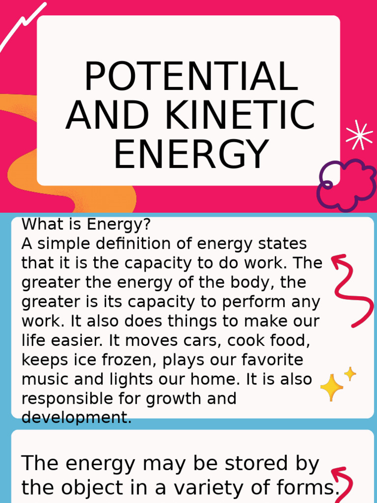 Kinetic and Potential Energy | PDF | Kinetic Energy | Potential Energy