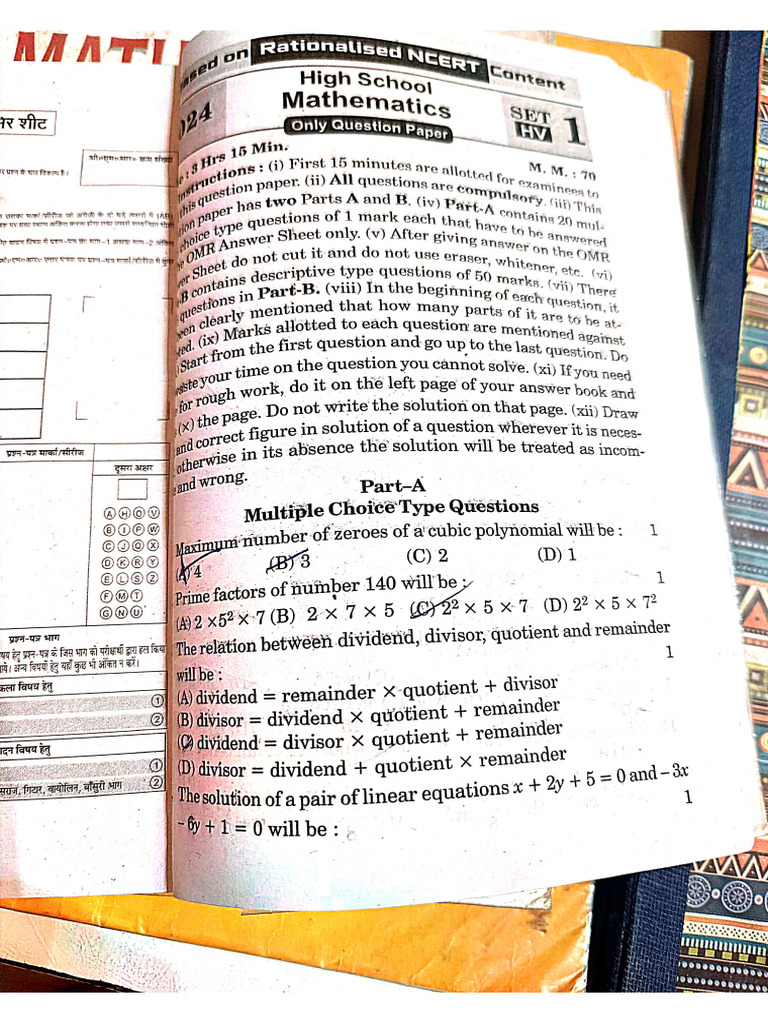 Maths Class 10 2024 | PDF