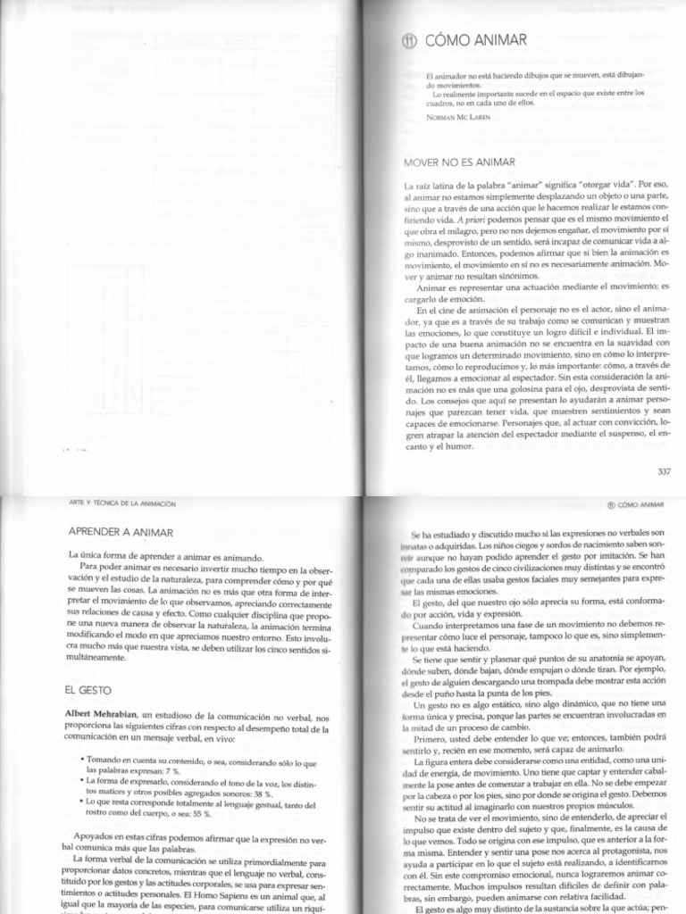SAENZ VALIENTE - Arte y Técnica de La Animación - Cap.11 Como Animar ...