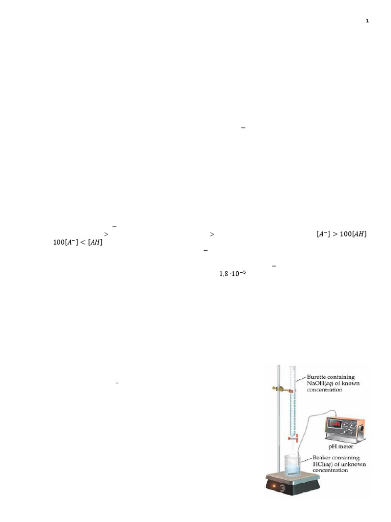 IC 7,8 - Buffers - Titration. | PDF | Acid | Titration