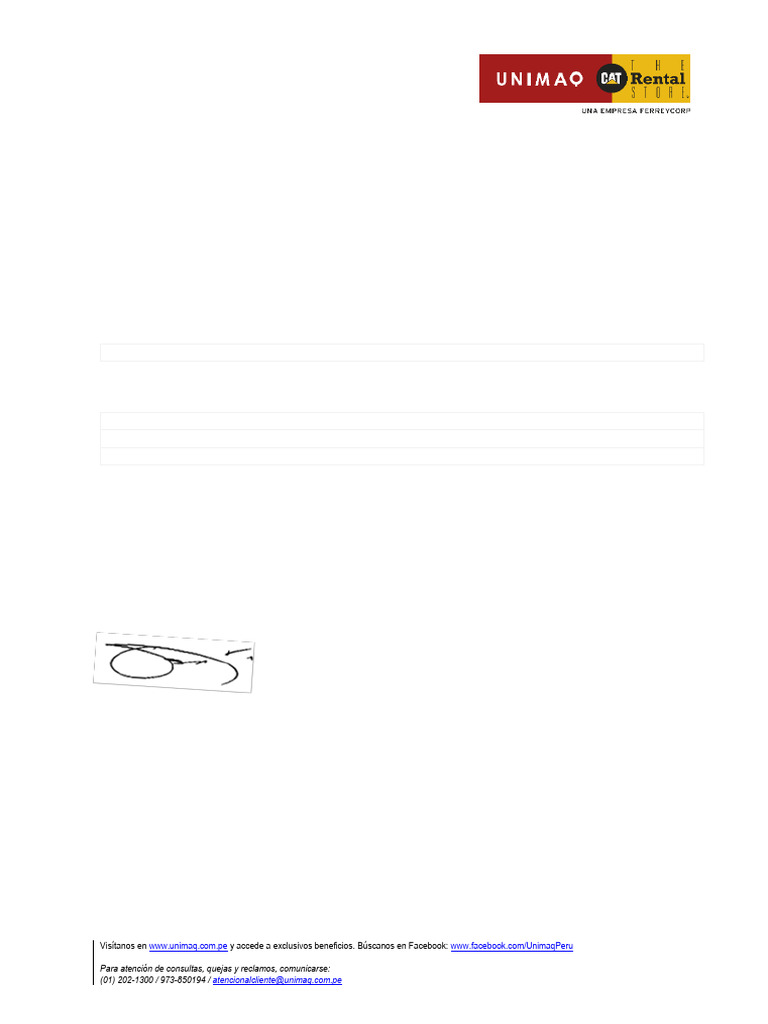 Cotizacion Retroexcavadora Cat-420 U - Preni Sac - Unimaq Sa PDF | PDF ...