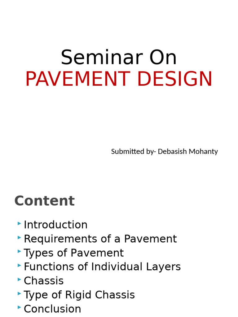 Pavement Design | PDF | Road Surface | Concrete