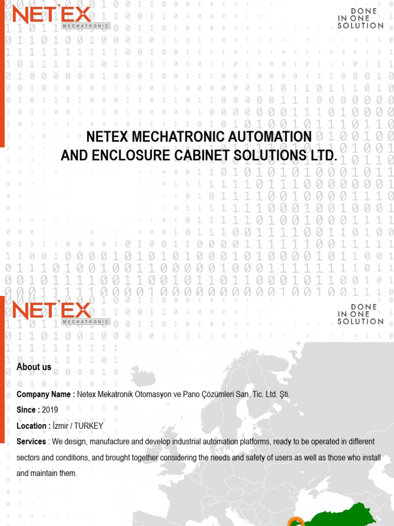 Netex Mekatronik - Company Presentation 01.12.2023 (EN) | PDF | Automation | Numerical Control
