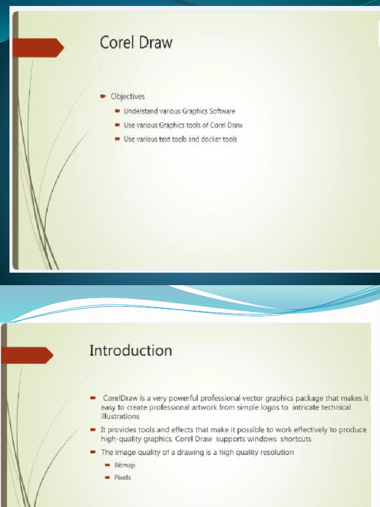 Presentation On Coreldraw | PDF