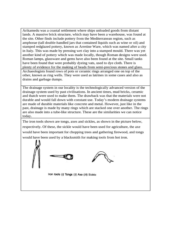 VILLAGES_TOWNS_AND_TRADE__ASSIGNMENT_ANS_KEY | PDF