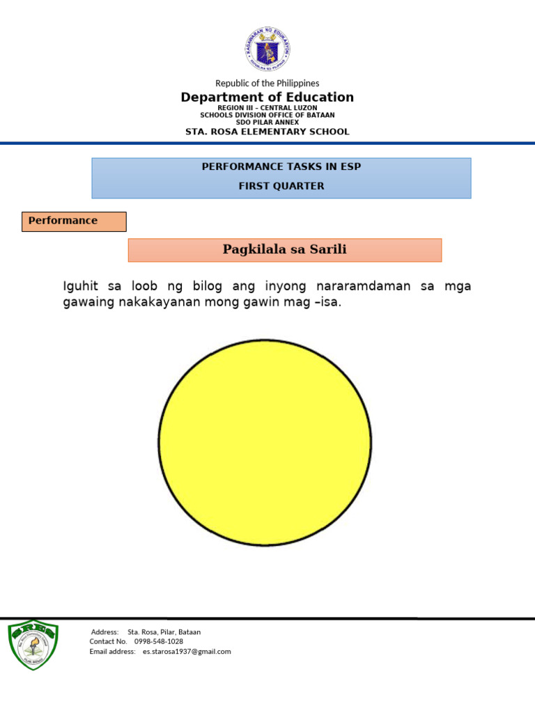 ESP Performance Integrated Task | PDF