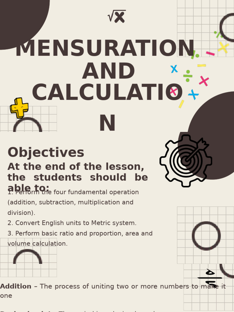 Beige Modern Mathematics Class Presentation | PDF | Subtraction ...