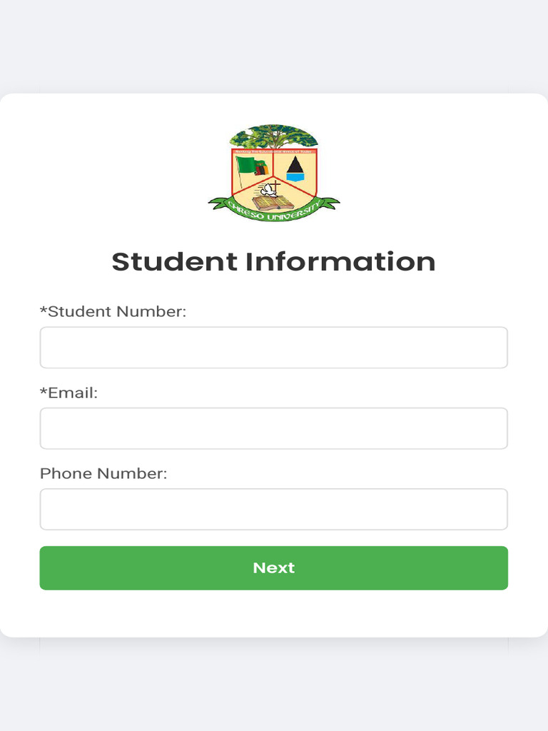 Student Information | PDF