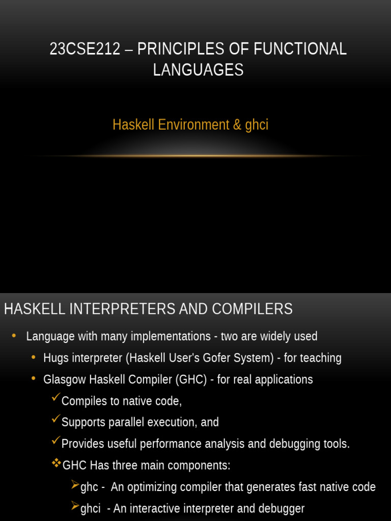 2. Haskell Environment 2 Autosaved Autosaved | PDF | Data Type ...