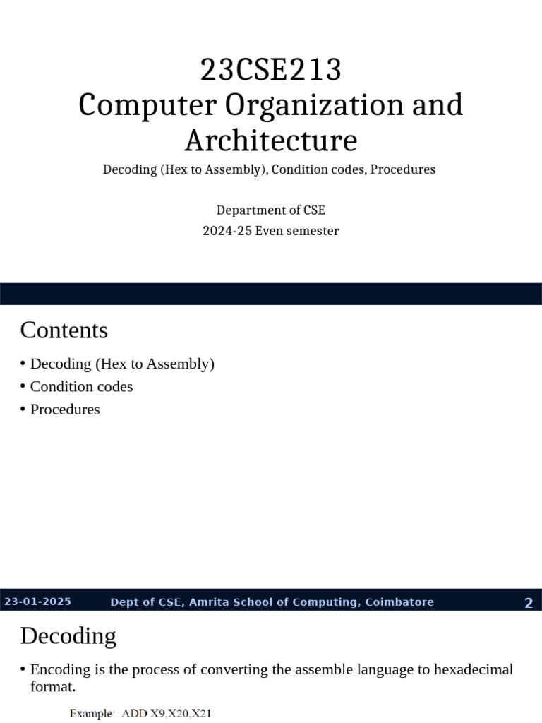 LEGv8 Assembly Guide for CSE Students | PDF | Subtraction | Pointer (Computer Programming)