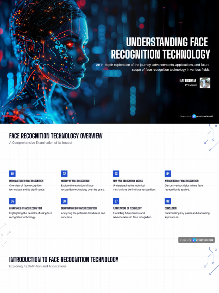 Face Recognition Technology Understanding Its Journey and Future | PDF