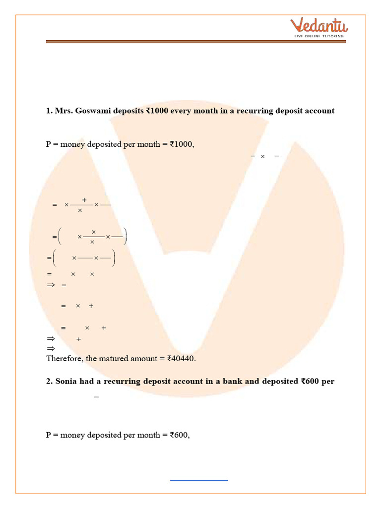 Class 10 Banking Solutions Explained | PDF | Interest | Interest Rates