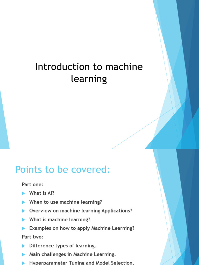 01 Introduction-part 2 | PDF | Machine Learning | Cognitive Science